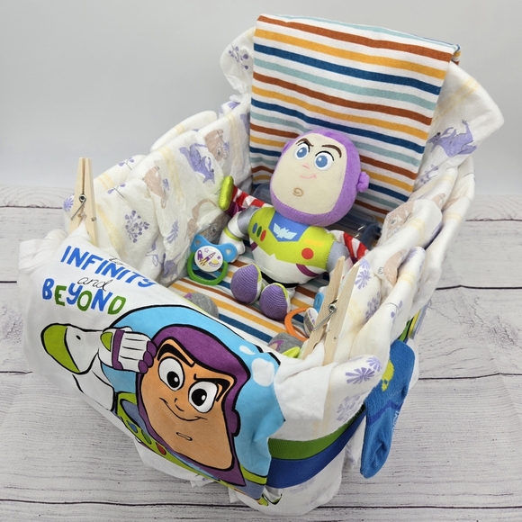 Handmade | Other | Toy Story Buzz Lightyear Bassinet Diaper Cake | Poshmark